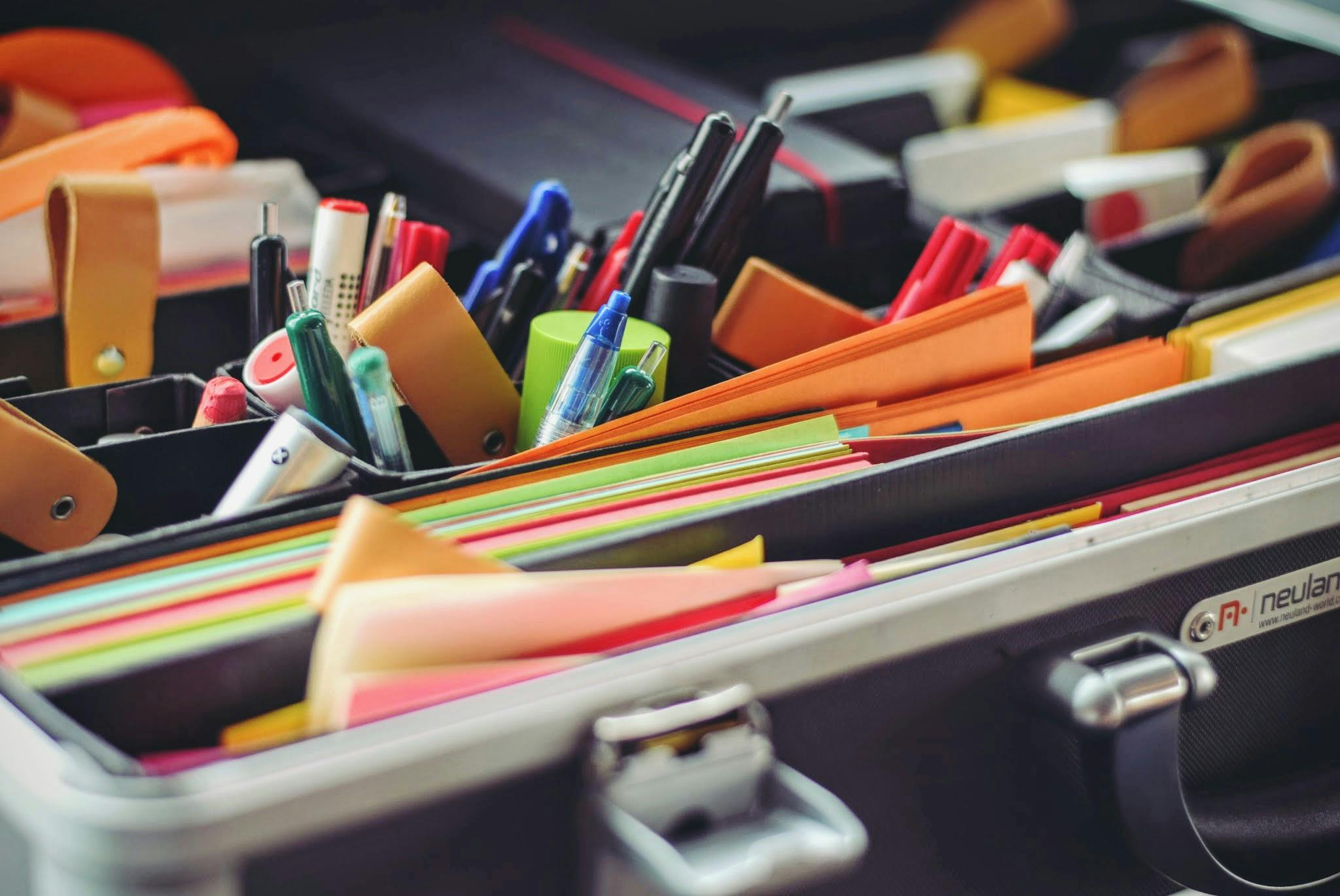 Office supplies a store